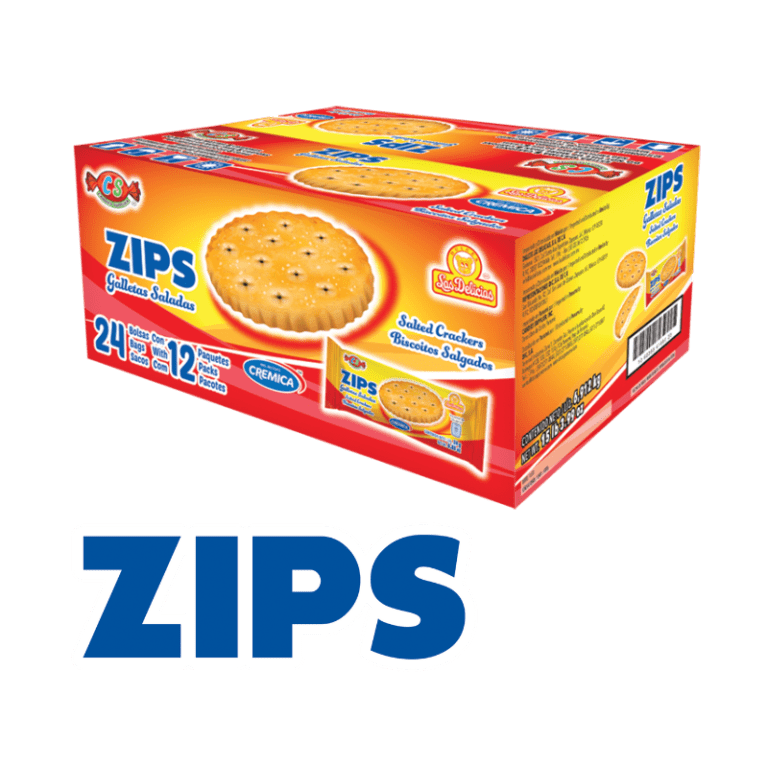 Zips Galletas Saladas - Deliciosas y Crujientes