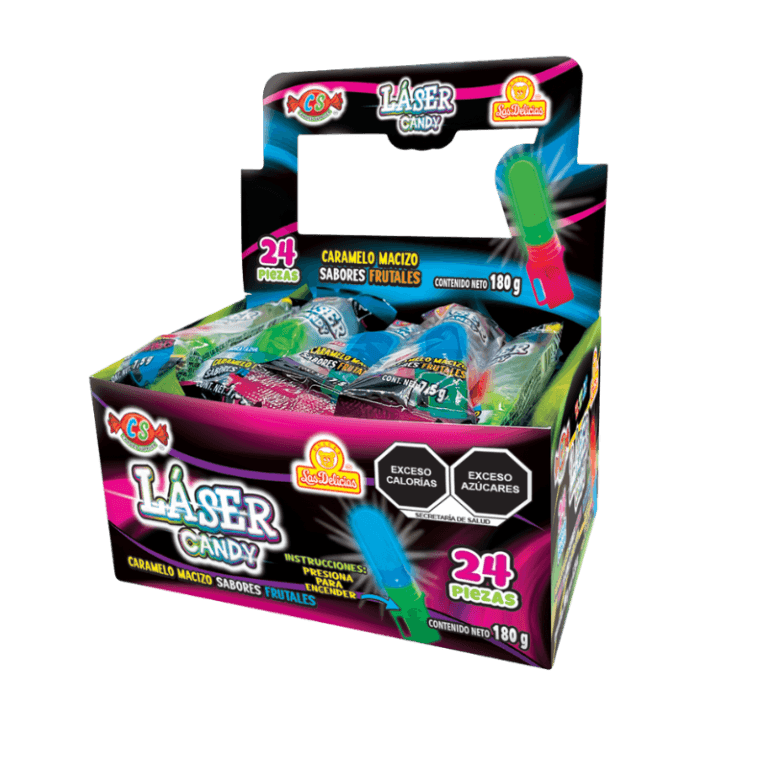 Laser Candy Caramelo Frutal - Explosión en Cada Mordisco